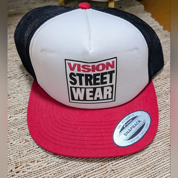 Vision Street Wear | Accessories | Rare Vision Streetwear Trucker ...